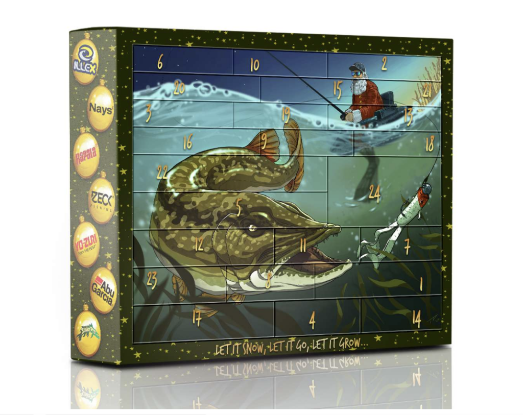 Hecht & Barsch Raubfisch Adventskalender 2023 - Adventskalender.GmbH